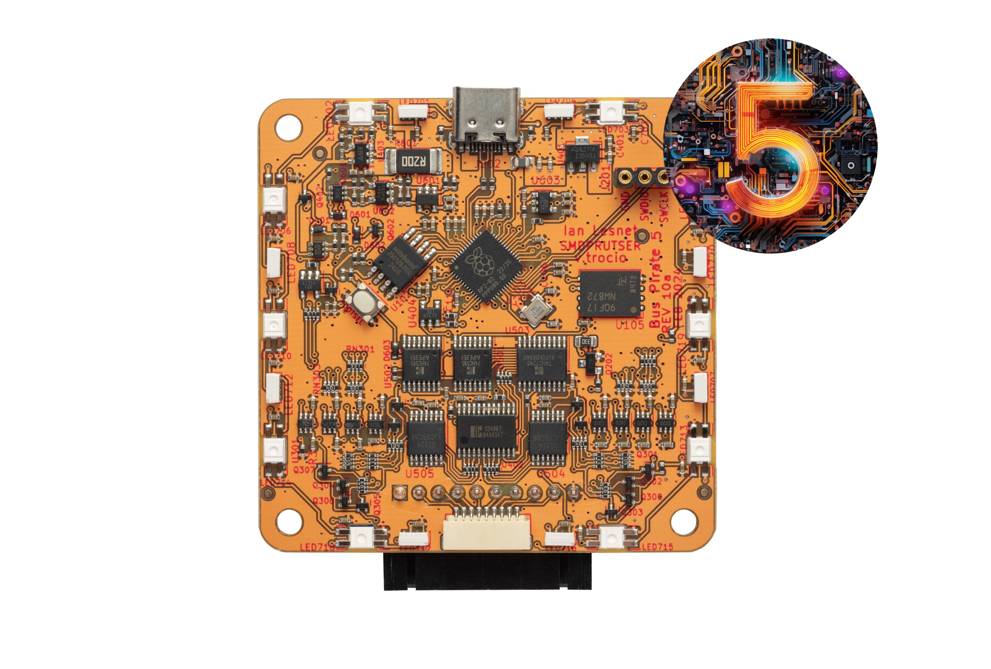 Bus Pirate 5 REV10 (RP2040) | Bus Pirate Shop